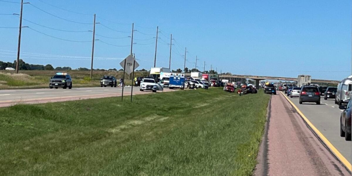 Developing Traffic Backed Up On I 29 Near Harrisburg Following